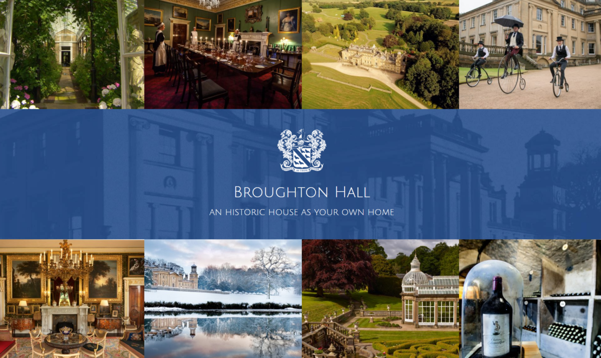 Website for the Broughton Hall Estate • Craven Digital