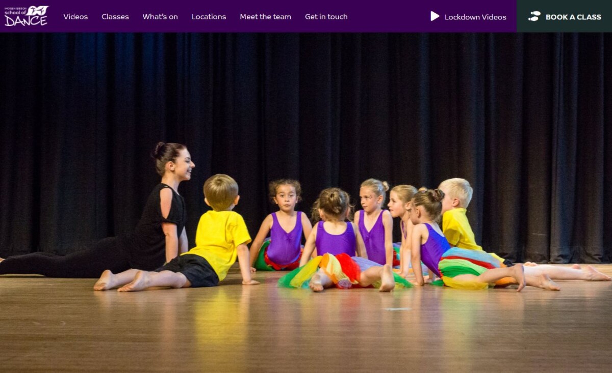 Website for the Imogen Gibson School Of Dance • Craven Digital